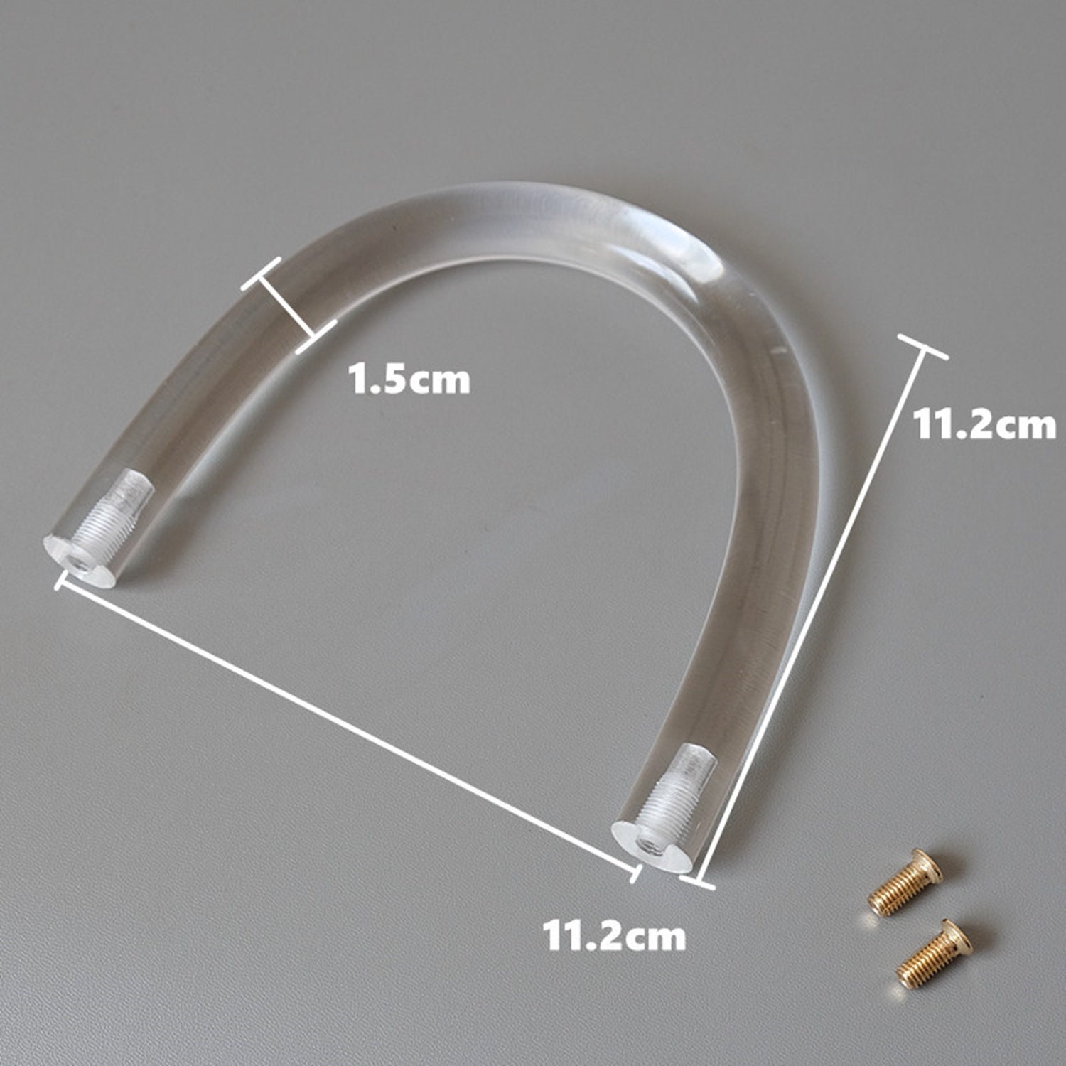 Clear Acrylic Handle Resin Purse Handle Purse Handle Chain - Etsy