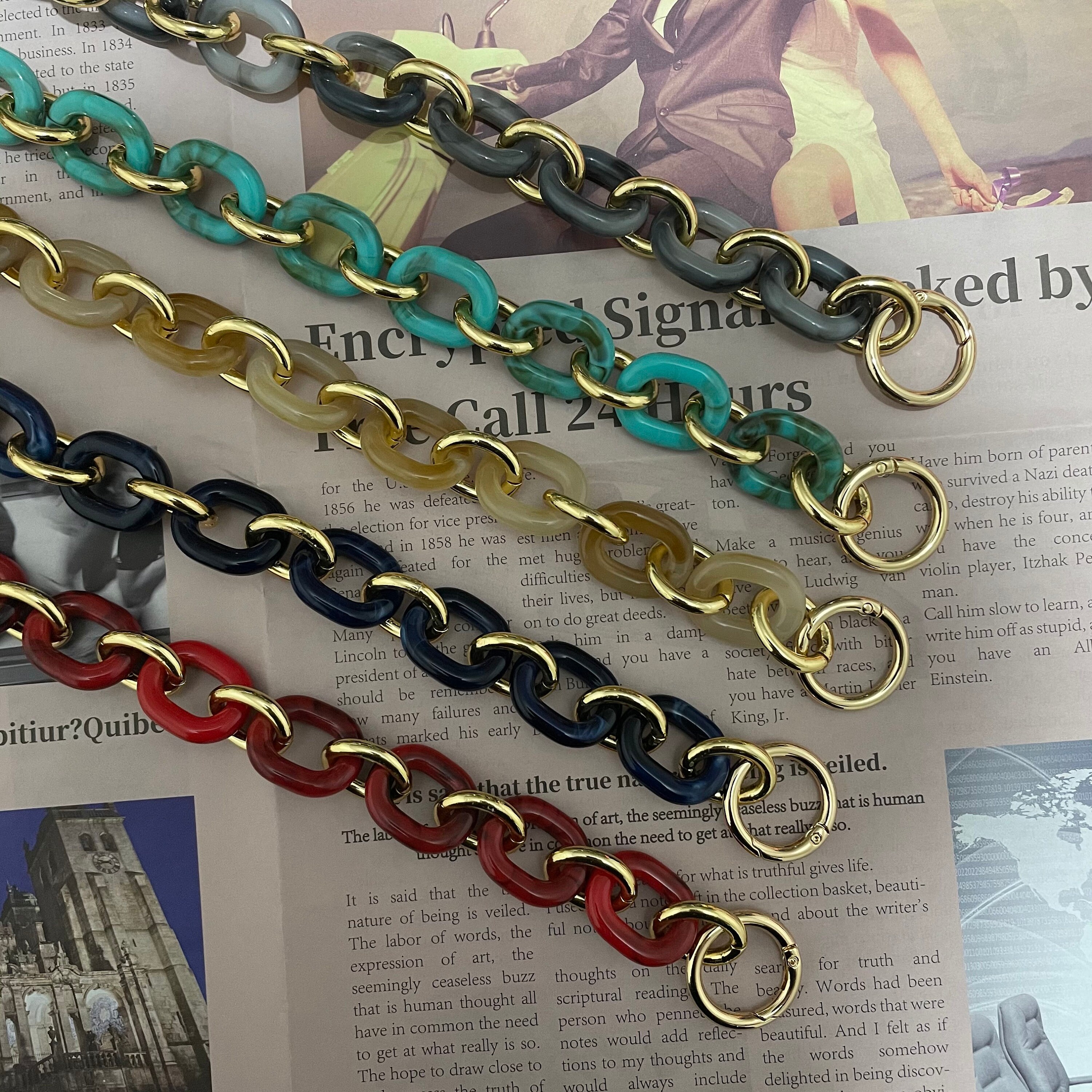 20mm Acrylic Chain Fashion Resin Chain Hight Quality Purse - Etsy UK