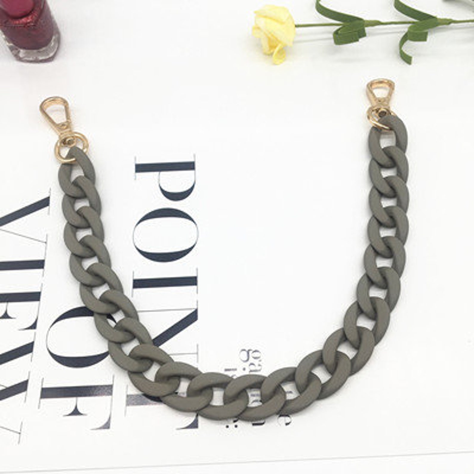 High Quality Resin Chain Acrylic Bag Chain Shoulder Chain - Etsy