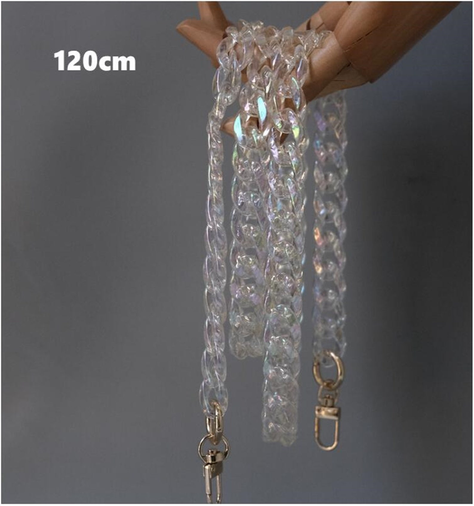 2cm Hand-made Colorful Transparent Acrylic Chain Resin - Etsy