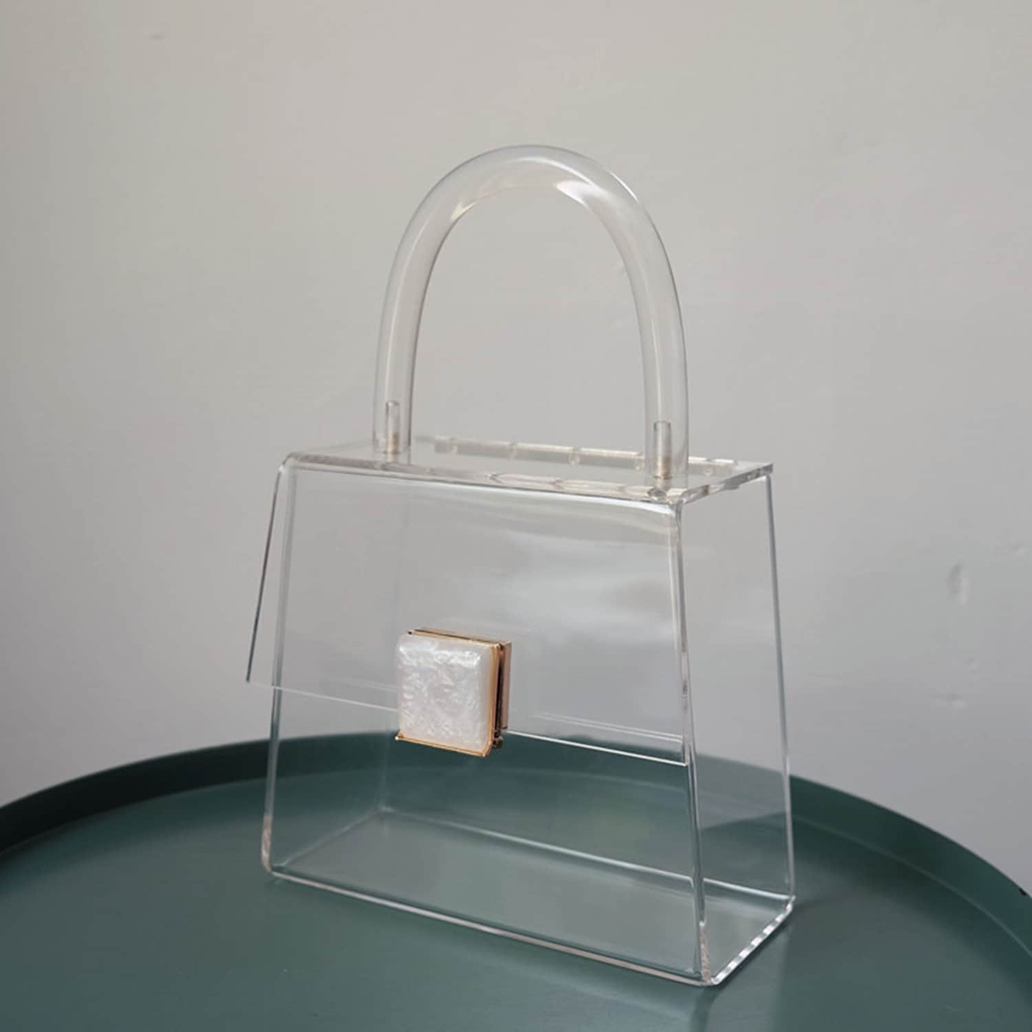 Clear Acrylic Handle Resin Purse Handle Purse Handle Chain - Etsy