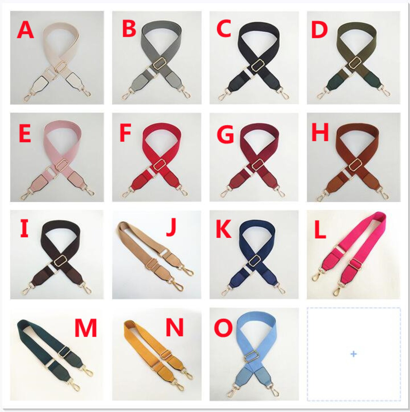 High Quality Purse Strap Black Canvas Strap Wide Shoulder - Etsy