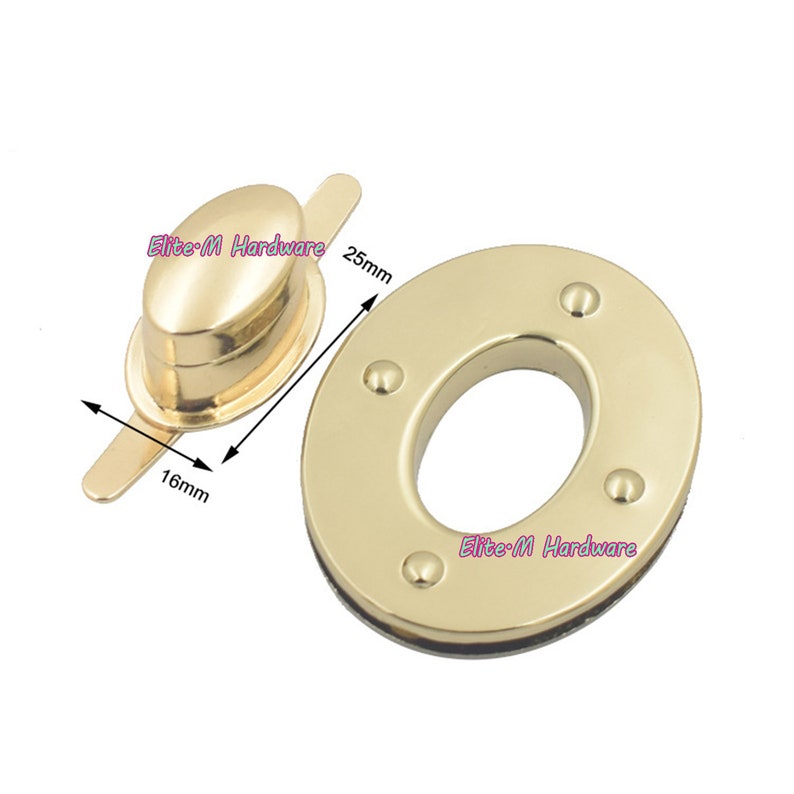 Oval-shaped Lock Hardware Lock Torsion Lock Bags Lock Catch - Etsy
