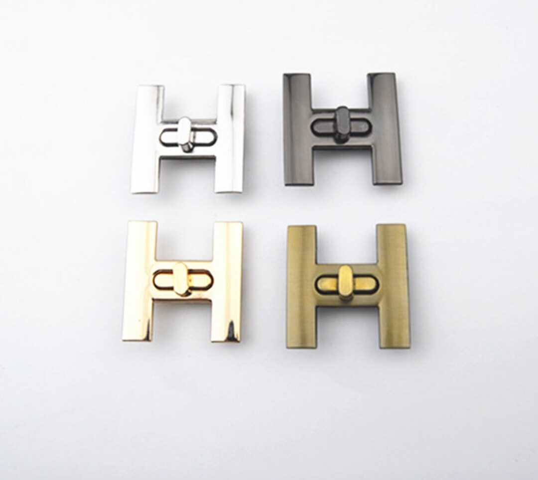 H Purse Locks Purse Hardware Accessories Bronze Metal Lock Twist Turn ...