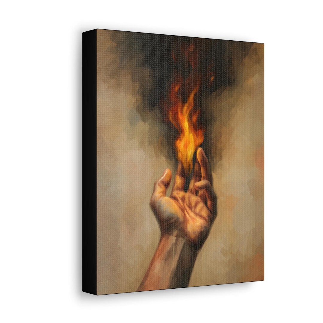 I Cast Fire Ball: Art Hand Study With a Fantasy Twist Playing With Fire ...