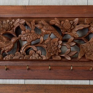 Antique Wall Frame With Towel Hooks, Kitchen Ornament or Bathroom ...
