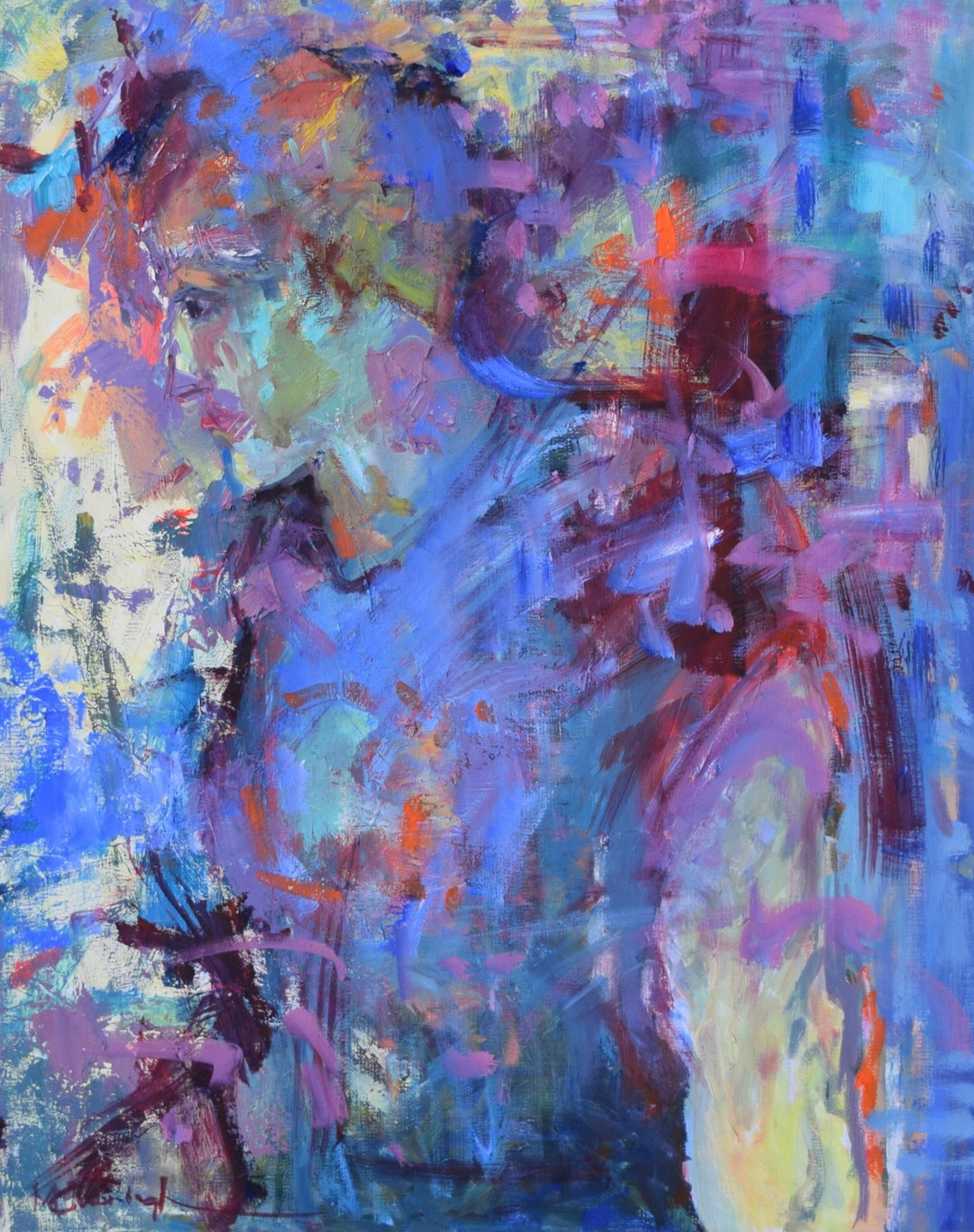 Abstract Male Figure, Wall Decor With Abstract Person - Etsy