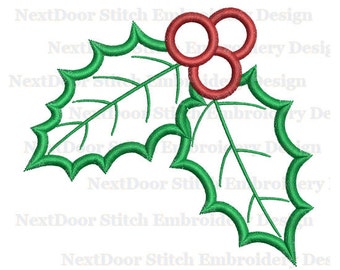 Holly Applique | Etsy