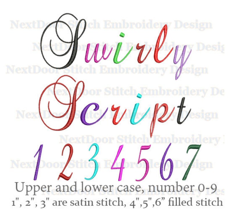 Swirly script font embroidery design wedding Alphabet set | Etsy