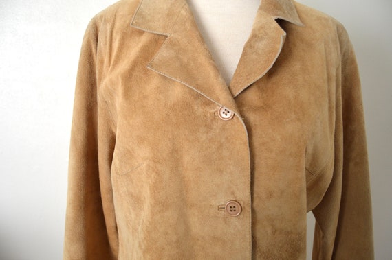 Camel Brown Suede Leather Jacket | Washable Suede Jac… - Gem