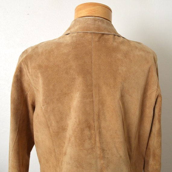 Camel Brown Suede Leather Jacket | Washable Suede Jac… - Gem