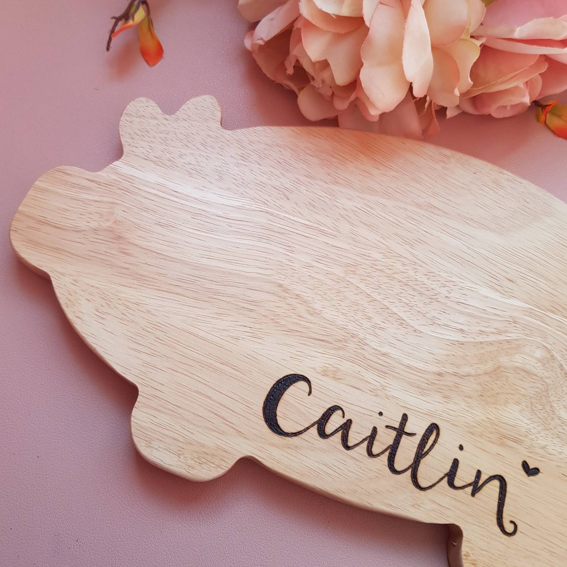 Personalised Pig Board Custom Chicken Board Gift Cloud - Etsy