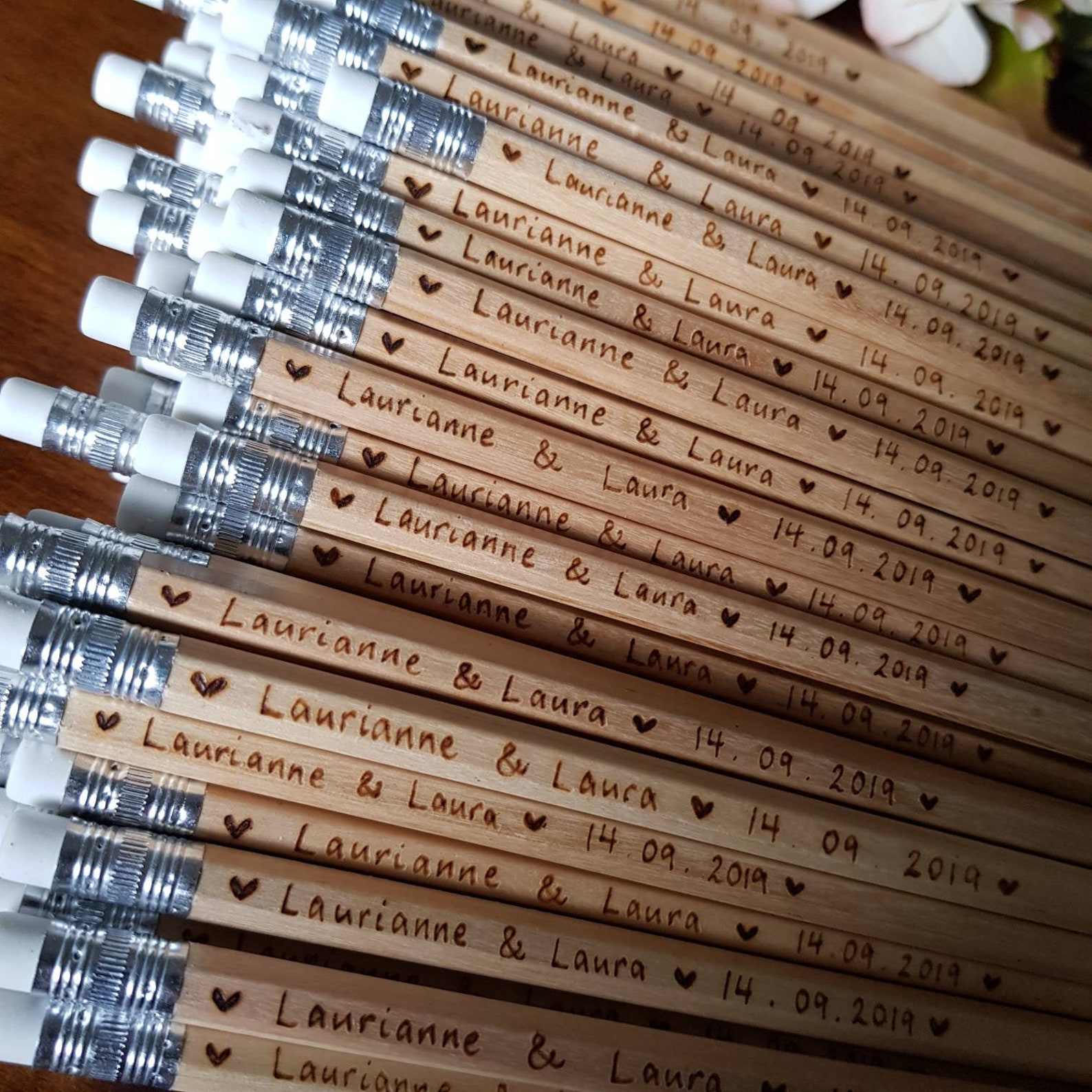 Personalised pencils custom back to school artist supplies | Etsy