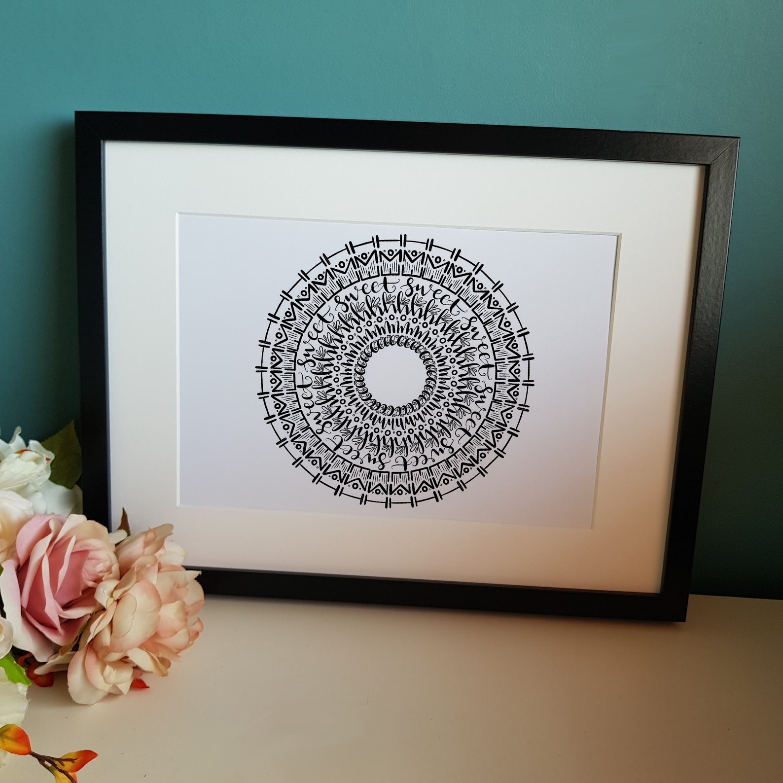 Home Sweet Home Mandala Instant Download Print at Home New - Etsy
