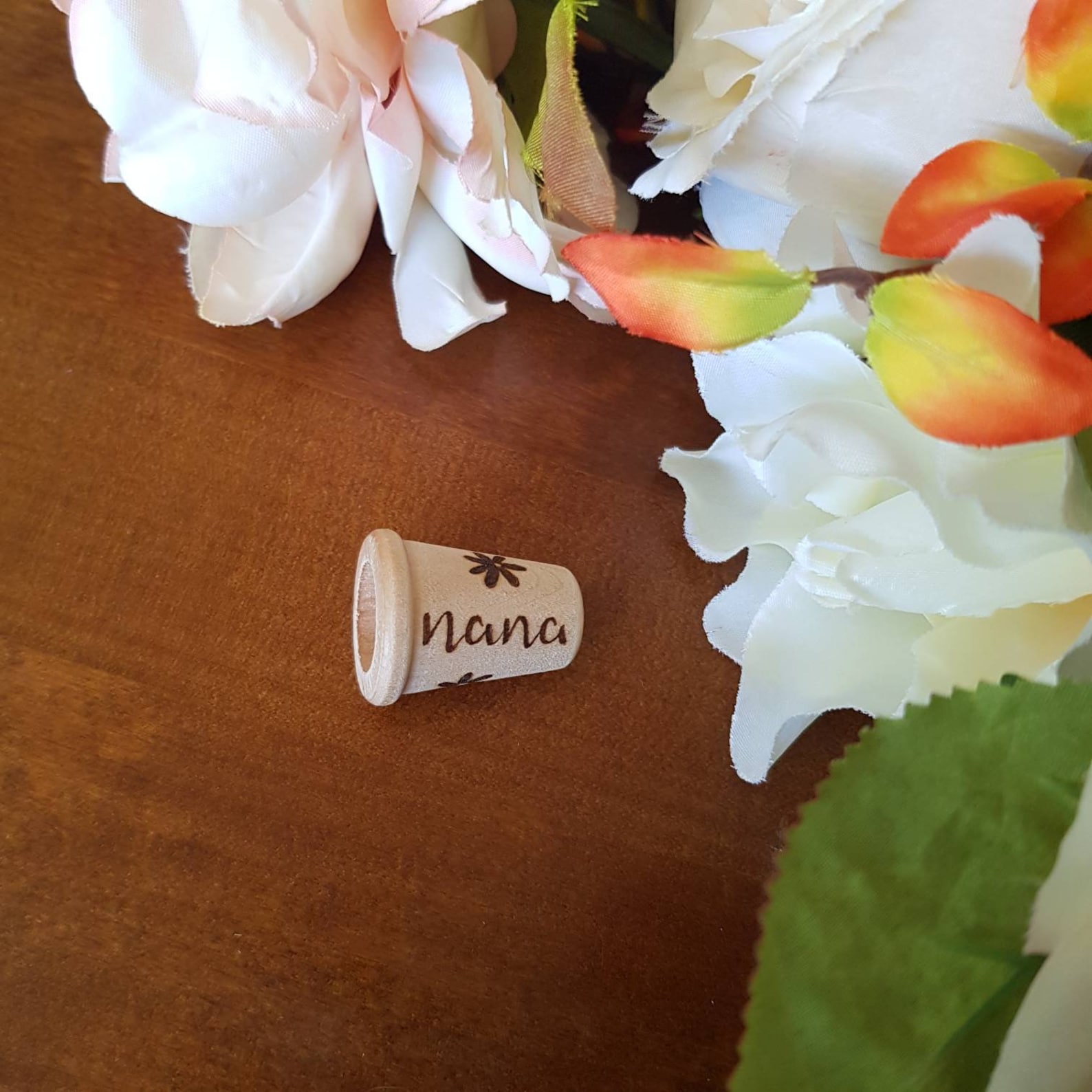 Personalised Thimble, Wooden Thimble, Wood Finger Protector, Sewing ...