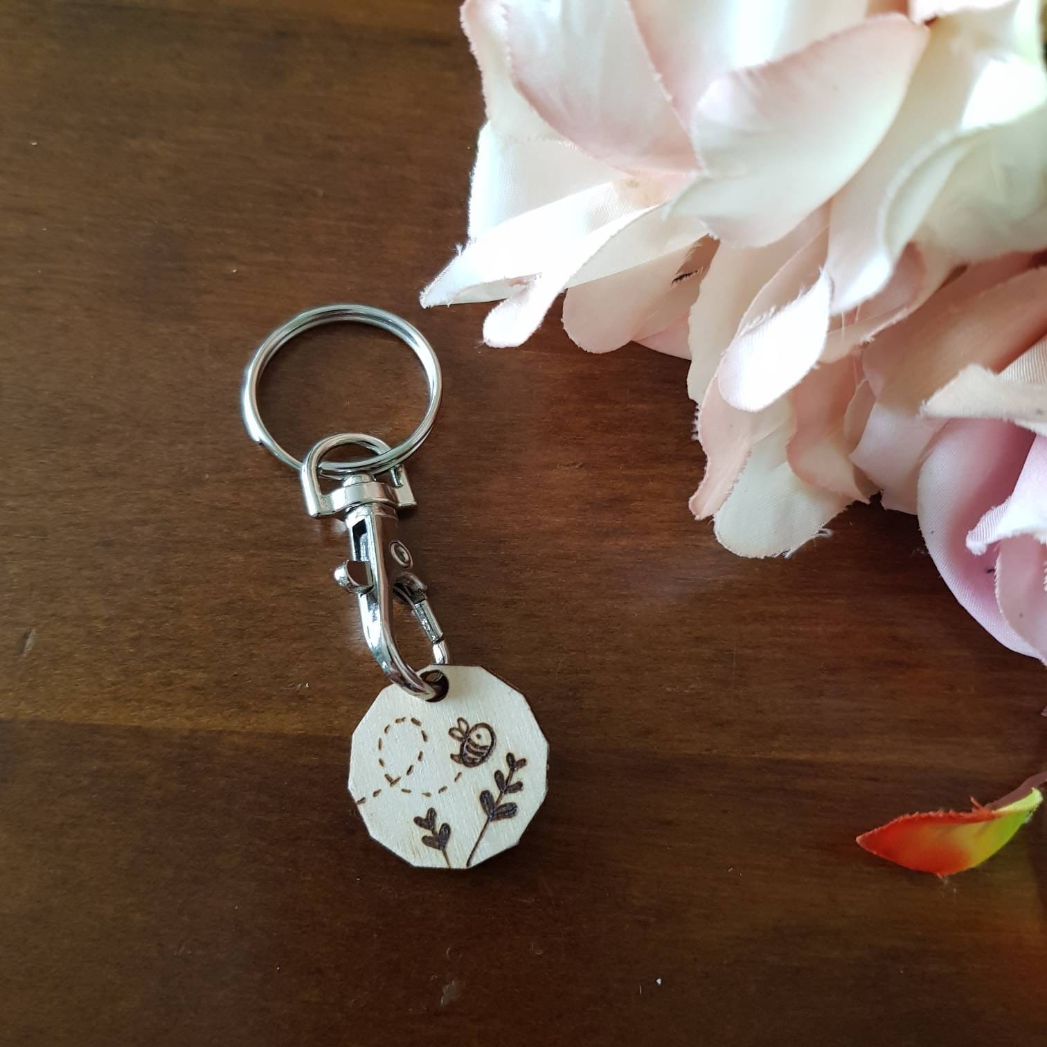 Personalised Trolley Token Wooden Shopping Coin Novelty | Etsy UK