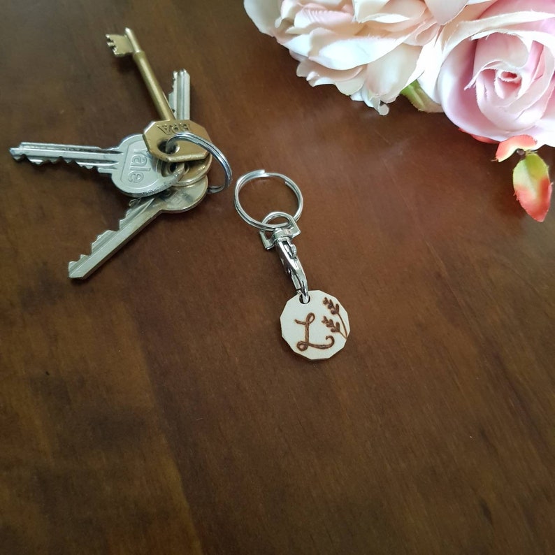 Personalised Trolley Token Wooden Shopping Coin Novelty | Etsy UK