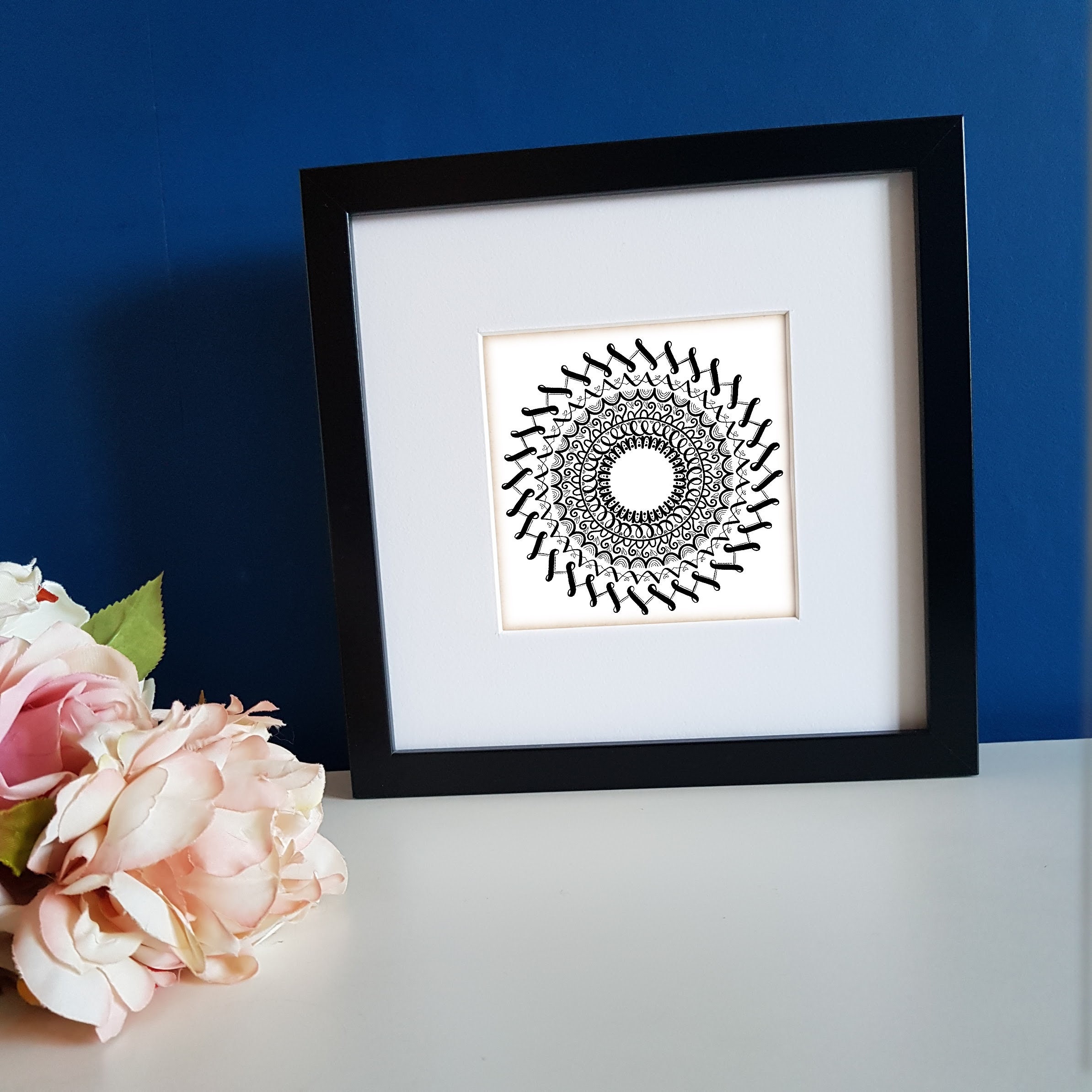 Personalised Mandala Print Custom Mandala Design Boho Wall - Etsy