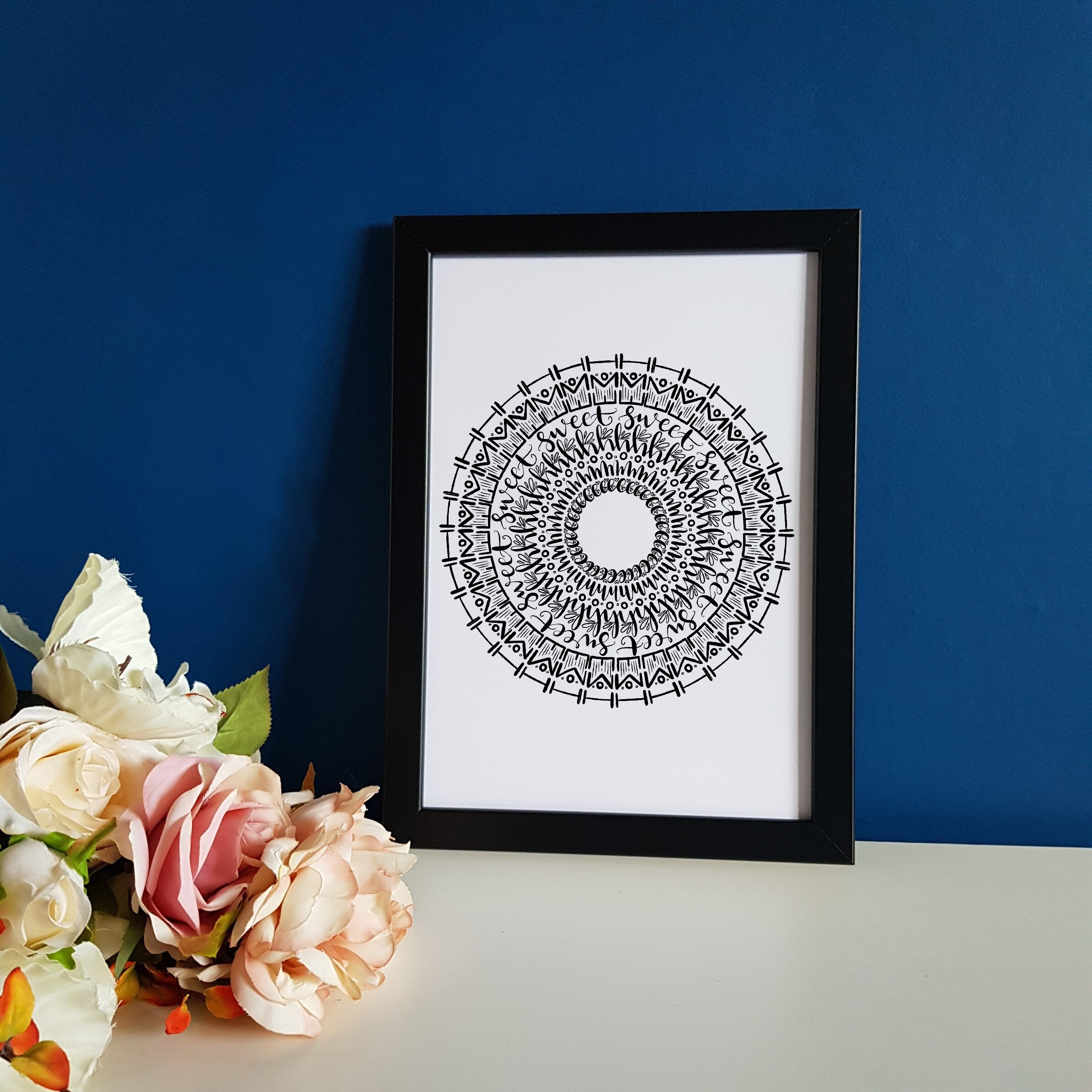 Home Sweet Home Mandala Instant Download Print at Home New - Etsy