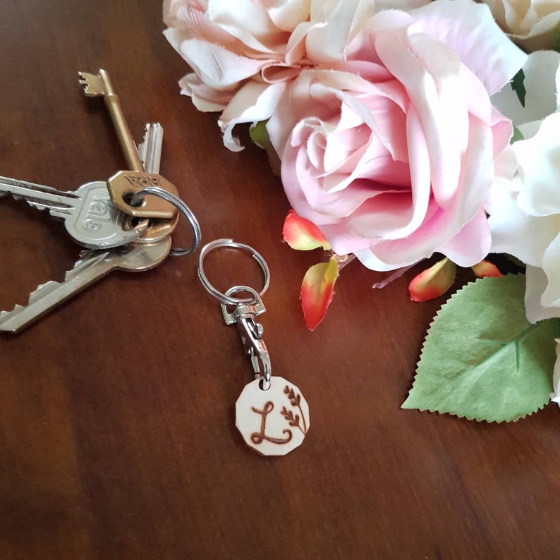 Personalised Trolley Token Wooden Shopping Coin Novelty | Etsy UK