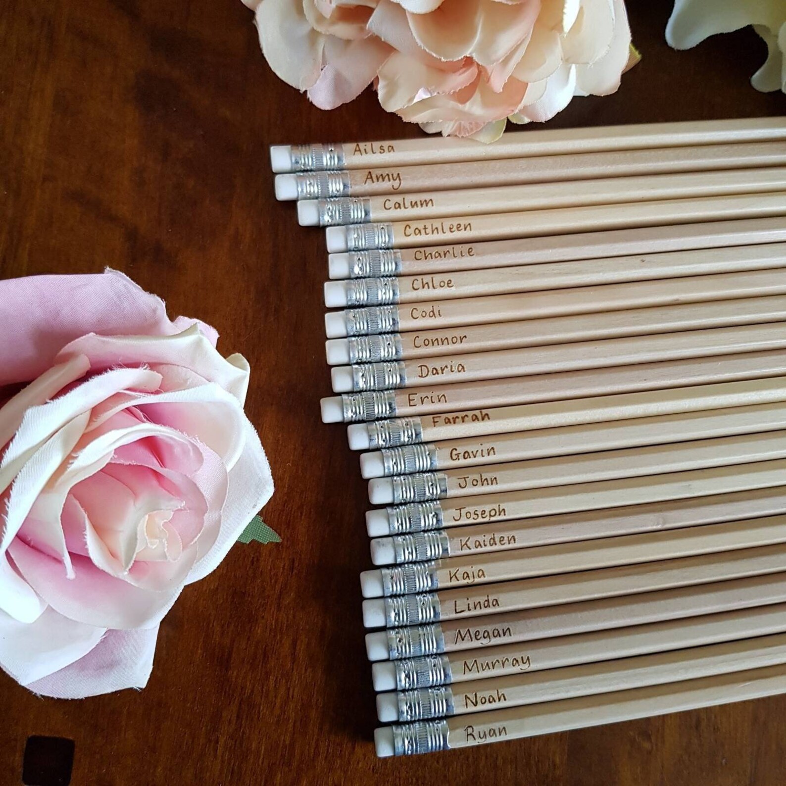 Personalised Pencils, Custom Back to School Artist Supplies, HB Grade ...