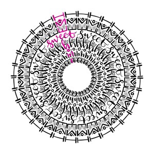 Home Sweet Home Mandala Instant Download, Print at Home, New Home Gift ...
