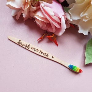 Family Pack Personalised Toothbrush Set, Bamboo Toothbrushes, Eco ...