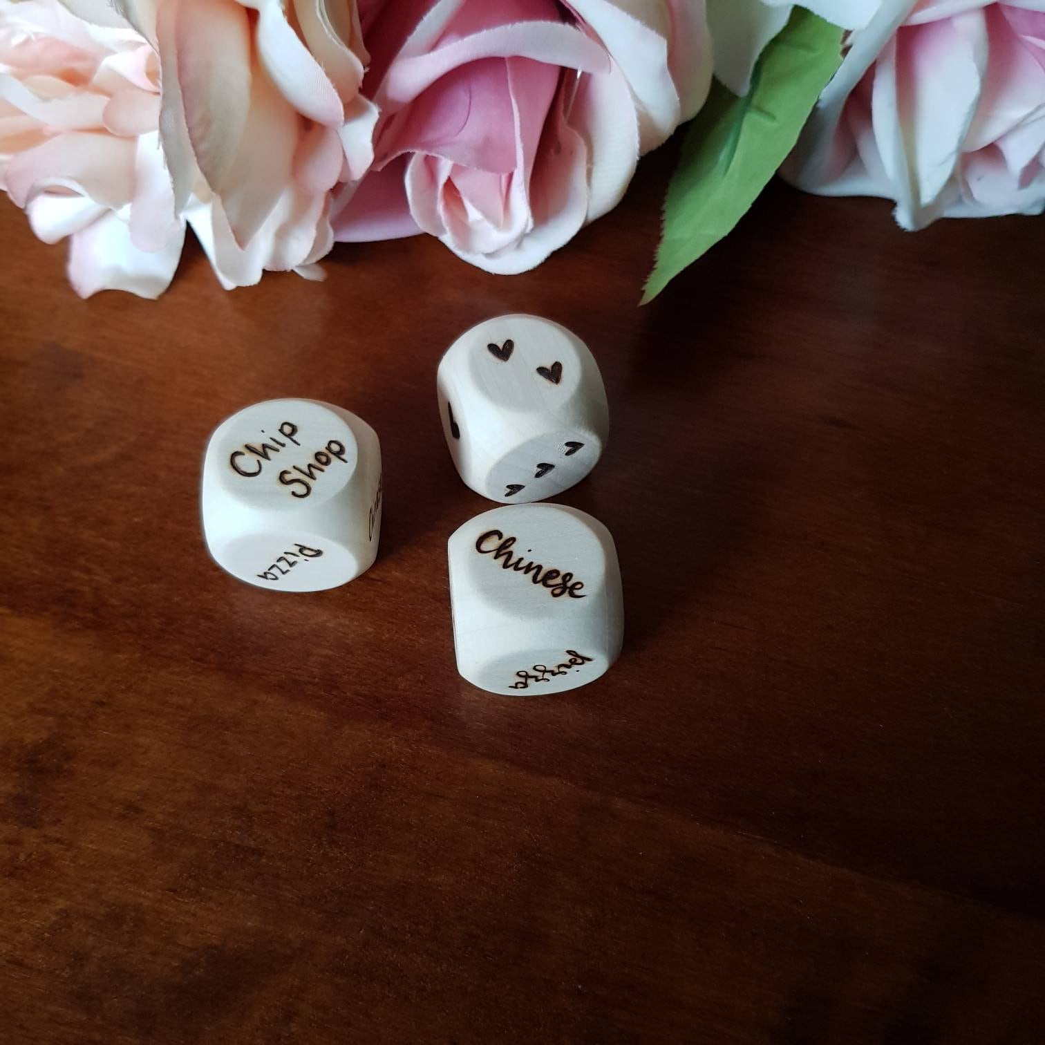 Personalised dice takeaway dice custom dice decision dice | Etsy