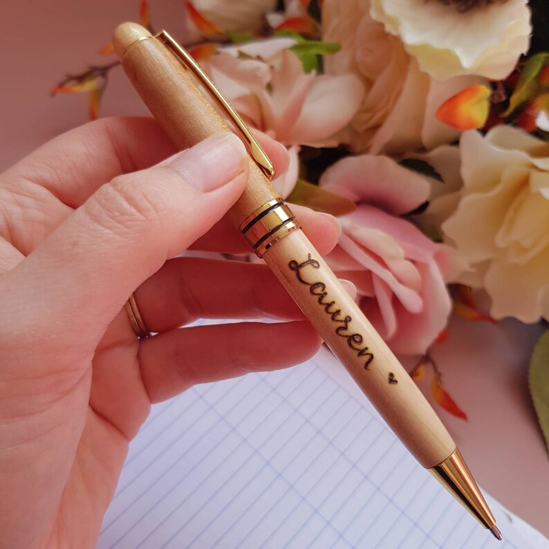 Personalised Pen Home Office Student Writing Set Teacher | Etsy