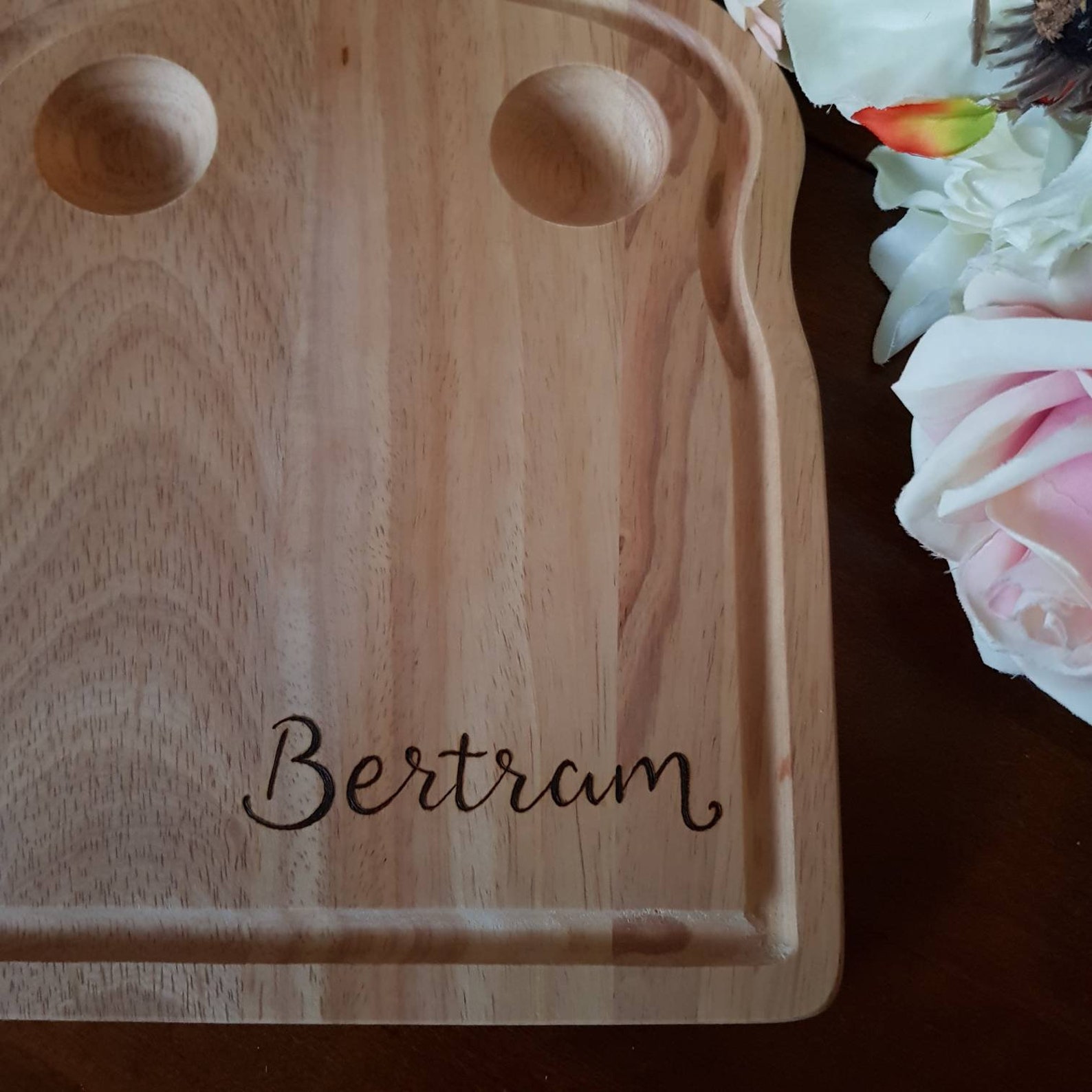 Dippy Egg and Soldiers Plate, Wooden Egg Board Perfect Easter Gift for ...