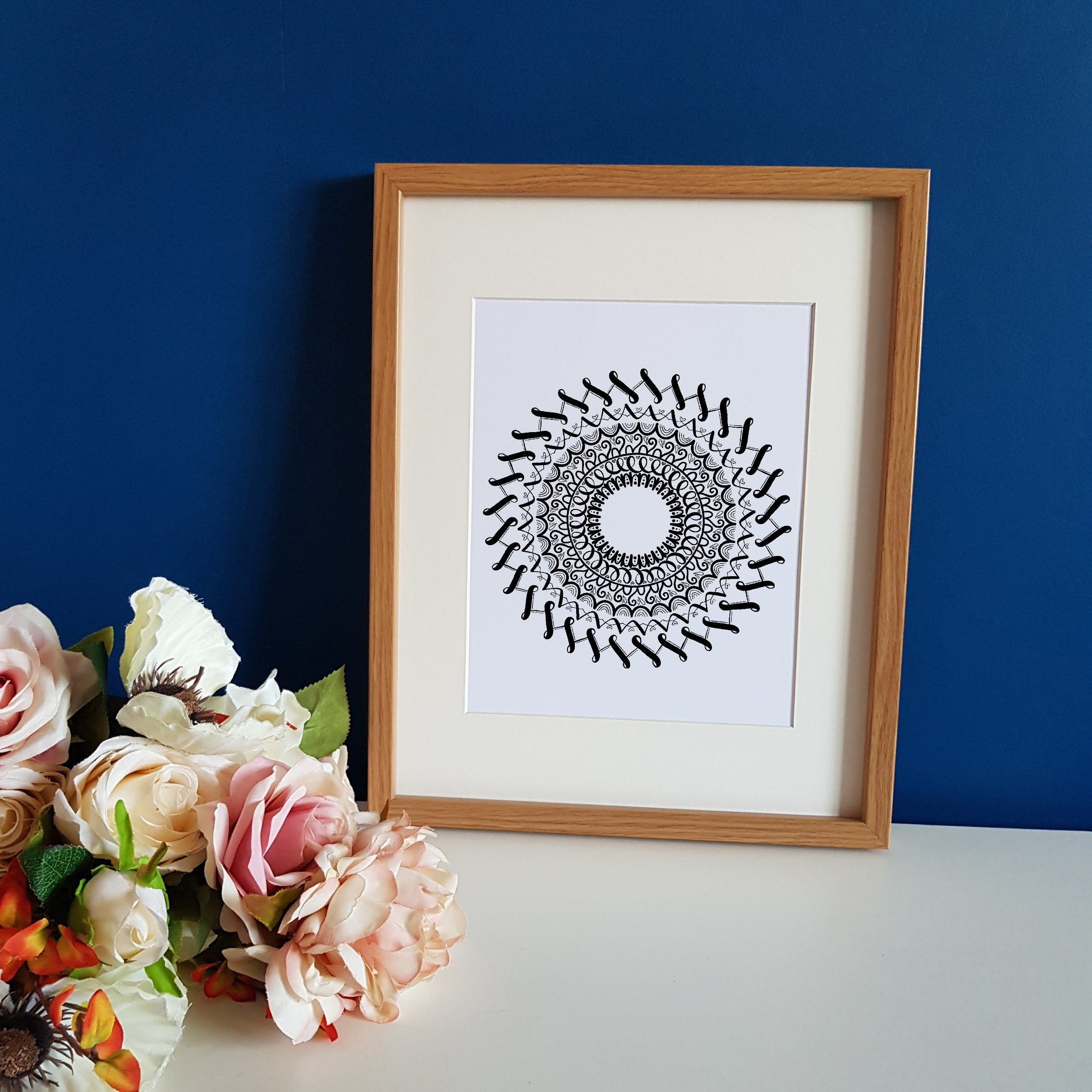 Personalised Mandala Print Custom Mandala Design Boho Wall - Etsy