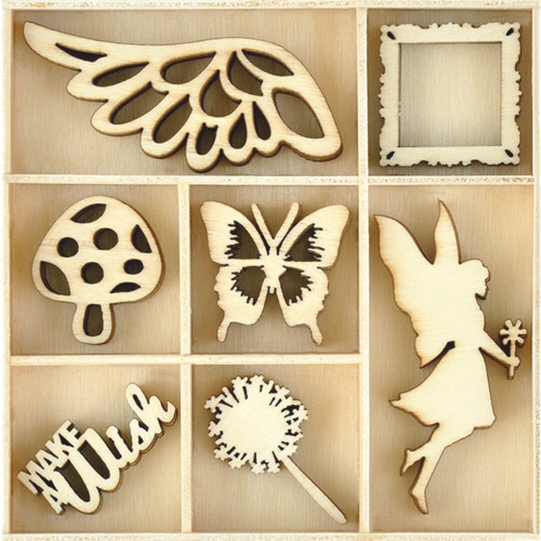 MAKE A Wish-wood Shapes by Kaiser Craft - Etsy