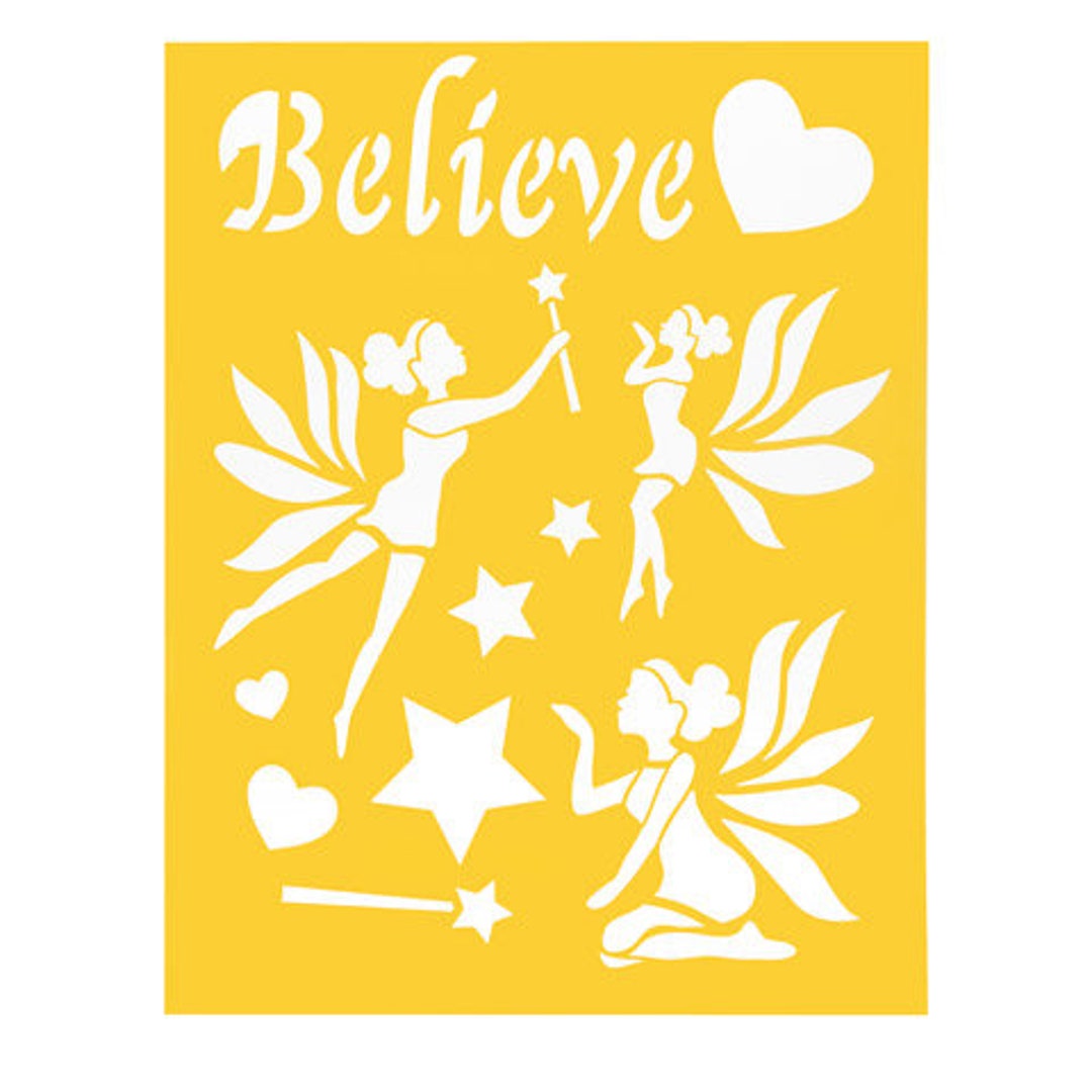 FAIRY STENCIL - Etsy