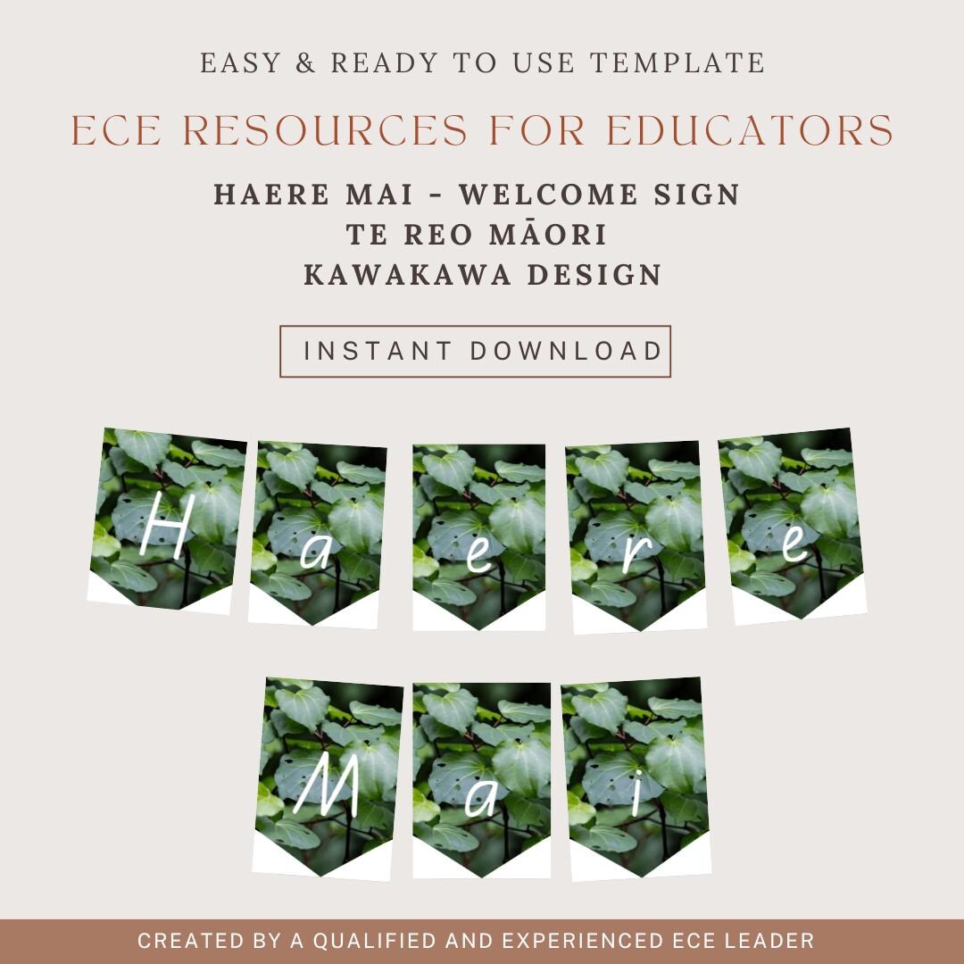Haere Mai Welcome Sign/banner Te Reo Māori Classroom Decor Kawakawa New ...