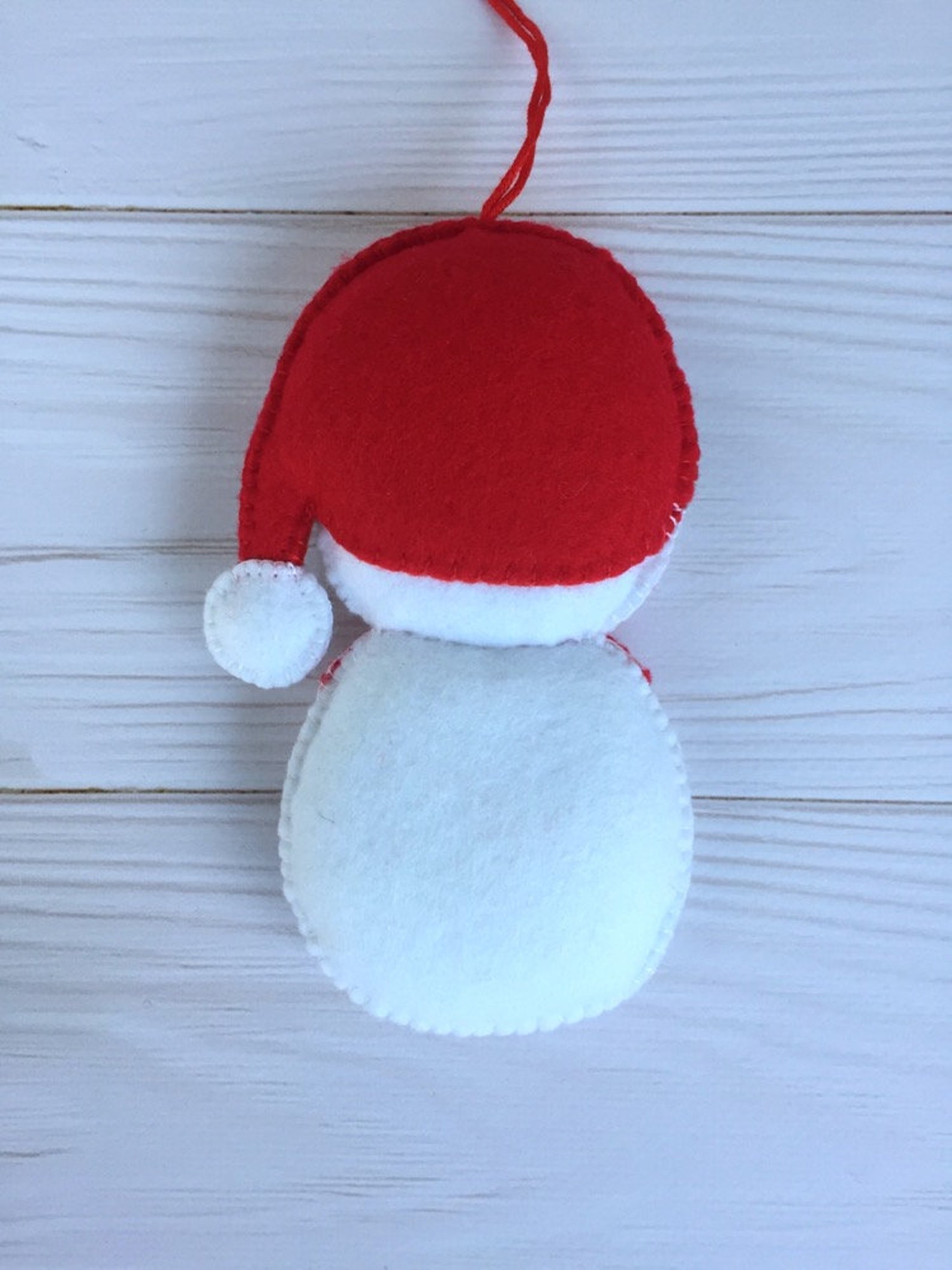 Felt Snowman Pdf Pattern, Snowman Ornament Patter, Sewing Snowman Pdf ...