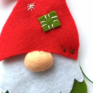 Swedish Gnome Ornament PDF, Felt Gnome Pattern, Christmas Gnome Sewing ...
