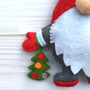 Swedish Gnome Ornament Pattern, Scandinavian Gnome, Christmas Gnome ...