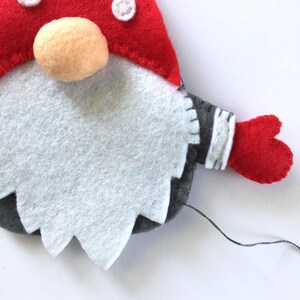 Swedish Gnome Ornament Pattern, Scandinavian Gnome, Christmas Gnome ...