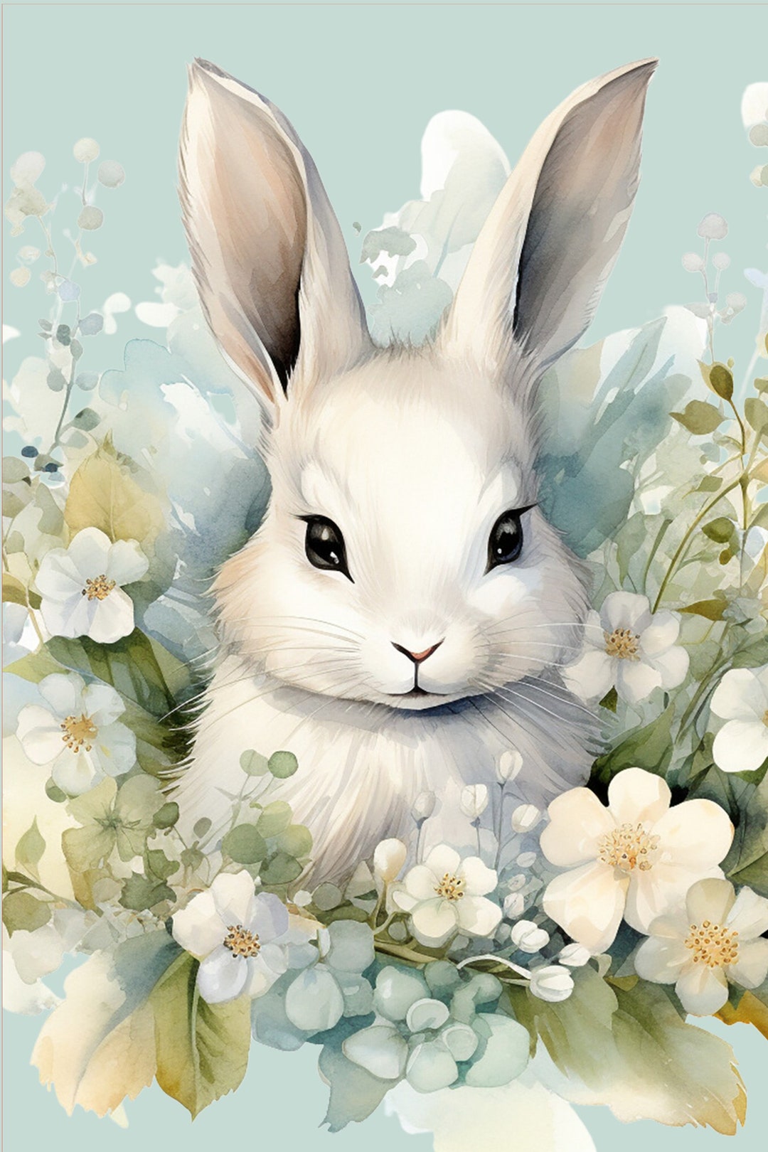 SPRING BUNNY Quote Books Dashboard | Journaling Card for Ringed ...