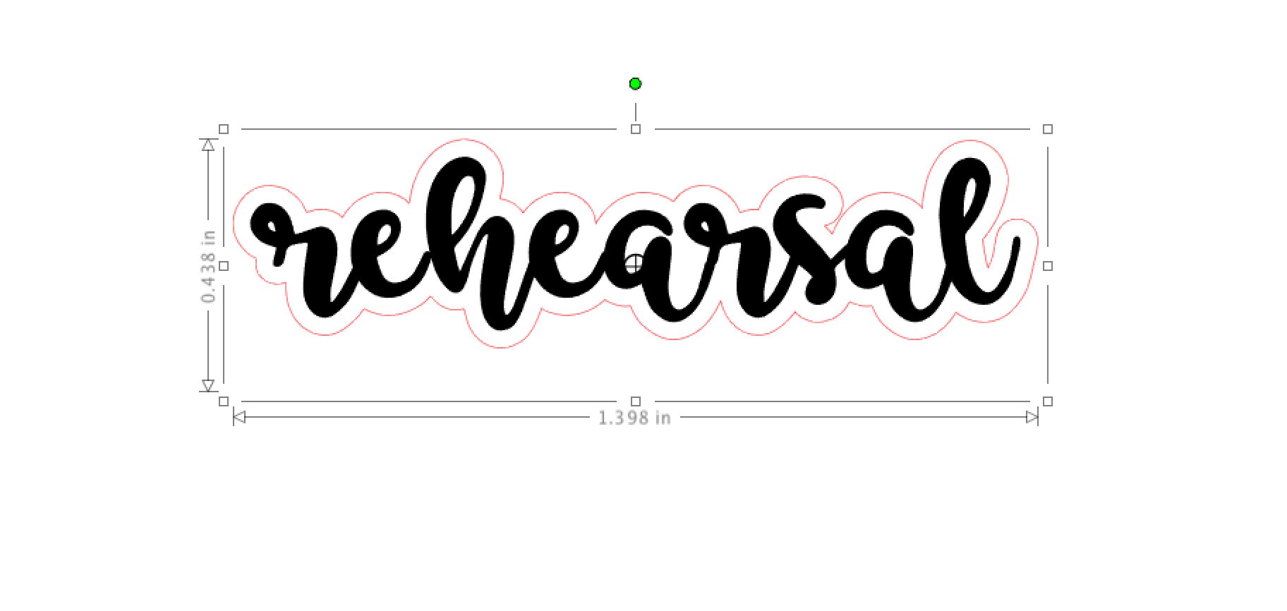 REHEARSAL Script Typography Planner Stickers S62 | Etsy