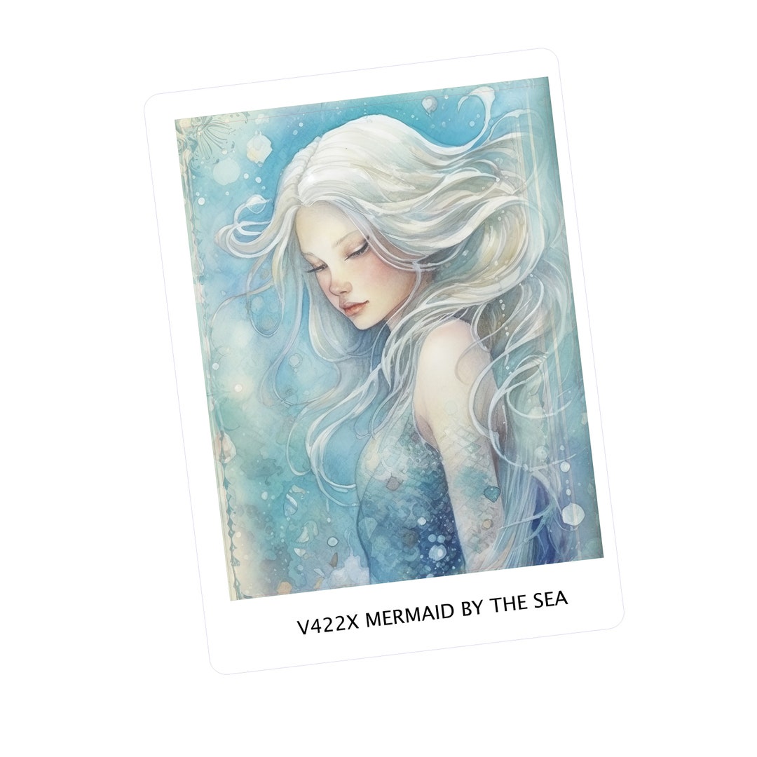 MERMAID BY the SEA Kit Double Box Sticker | Vertical Planner | Vertical ...