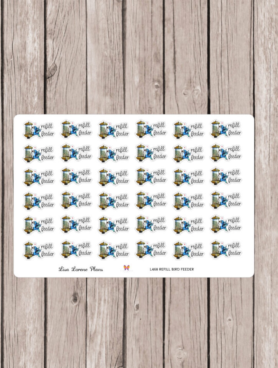 REFILL BIRD FEEDER **shop Exclusive** Planner Stickers Perfect for All ...