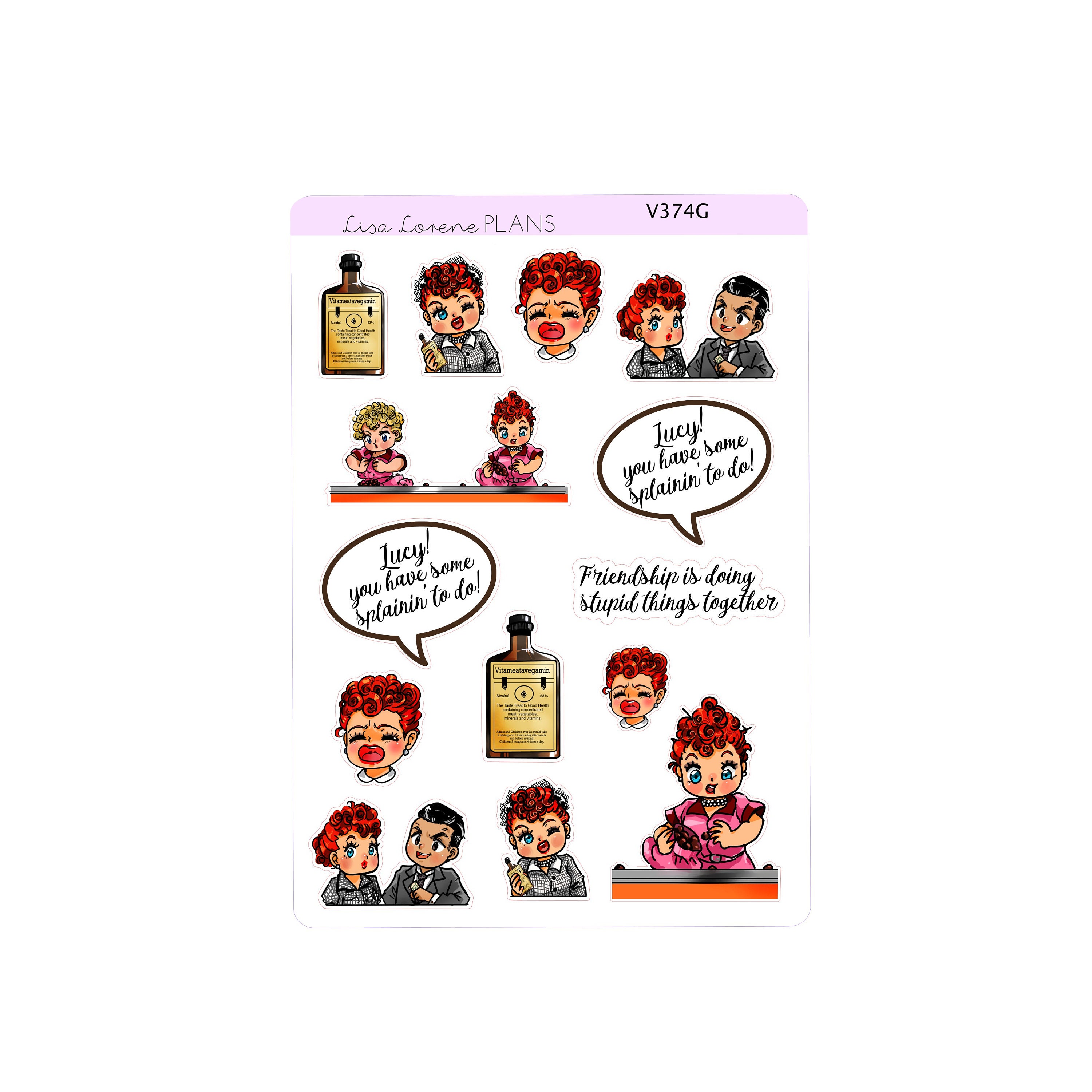 SOME 'SPLAINING TO Do Weekly Sticker Kit | | 7x9" Ec Vertical Planner ...