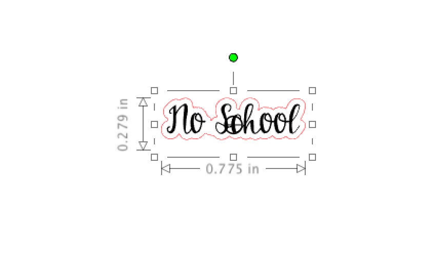 NO SCHOOL E Script Typography Planner Stickers S53 | Etsy