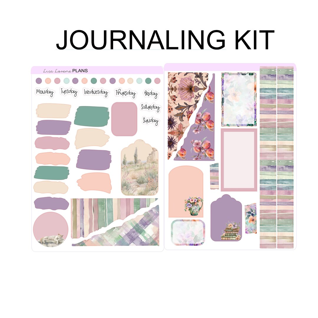 ONCE UPON A STICKER Kit Bujo Journaling Sticker Kit Perfect for Many ...