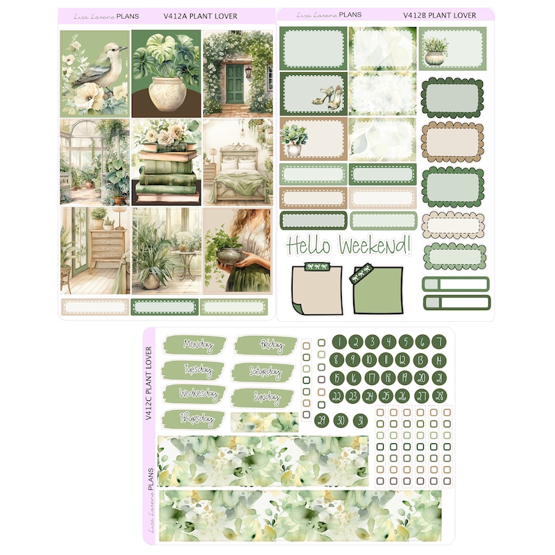 Planner Sticker Kit - Etsy