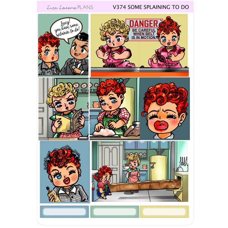 SOME 'SPLAINING TO Do Weekly Sticker Kit | | 7x9" Ec Vertical Planner ...