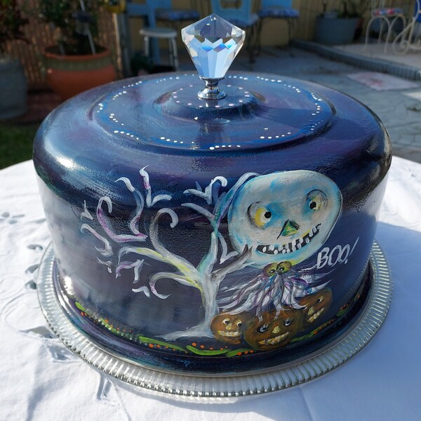 Painted Cake Saver - Etsy