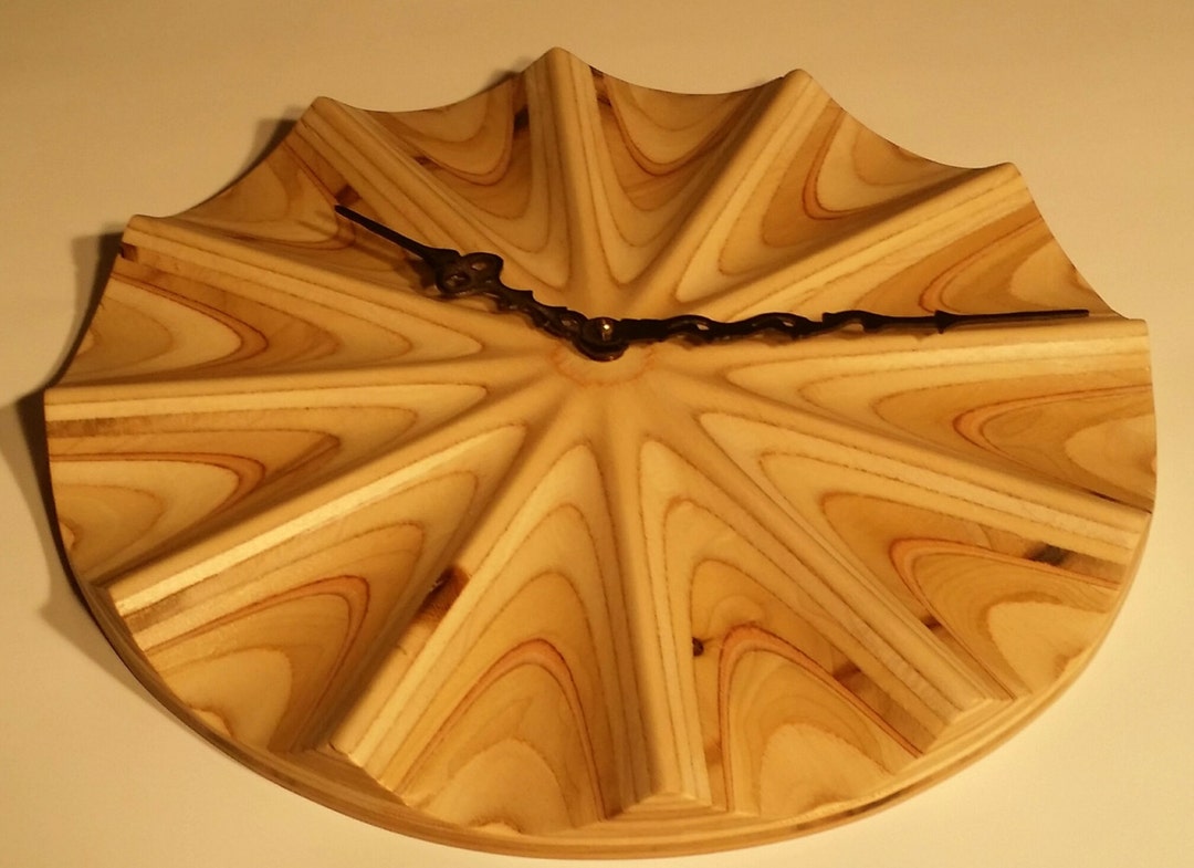Plywood CNC Clock - Etsy
