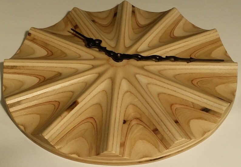 Plywood CNC Clock - Etsy